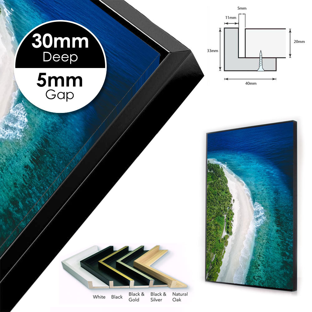 Floating Frame – Art Print On Demand